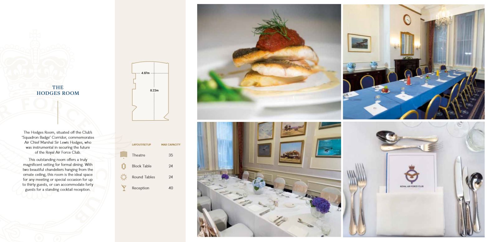 The Hodges Room | RAF Club London